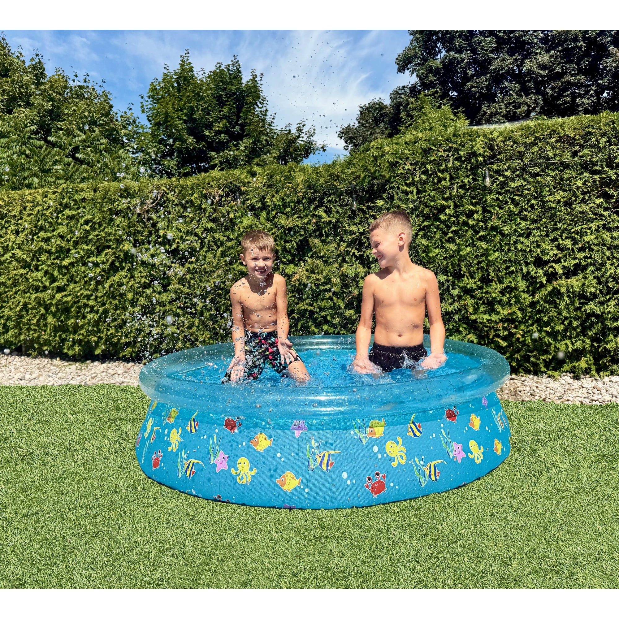 Click here for Bluescape 6ft Prompt Set Sea Creature Kiddie Pool... prices