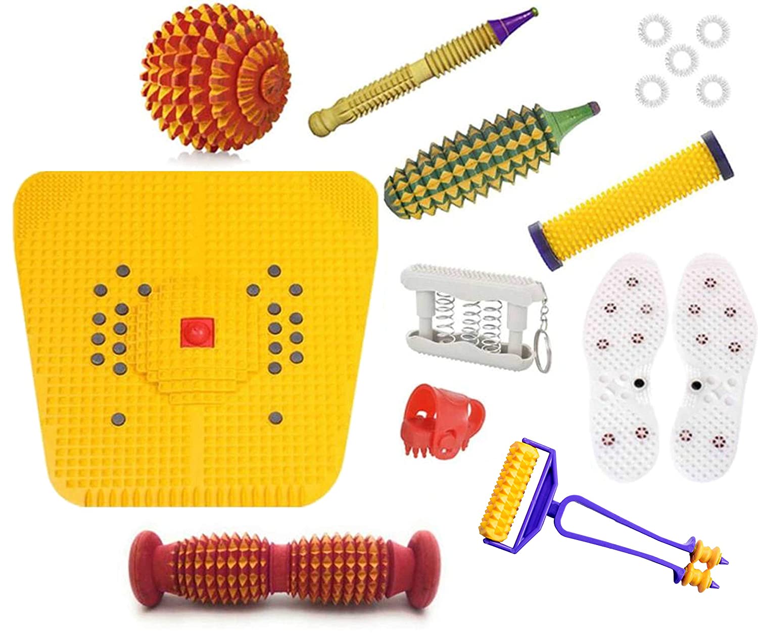 Acupressure Massager Sujok Therapy Combo Kit for Stress Pain Relief ...