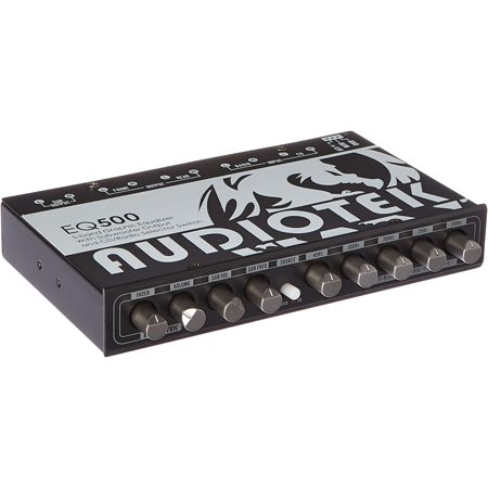 Audiotek At-eq500 Eq500 5-Band Graphic Equalizer with Subwoofer Output ...