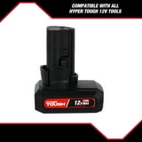 Hyper Tough 12V Max Lithium-Ion 4.0Ah Battery - Walmart.com