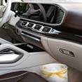 Car Trash Can 600d Oxford Water-Resistant Cylindrical With Support Rod ...