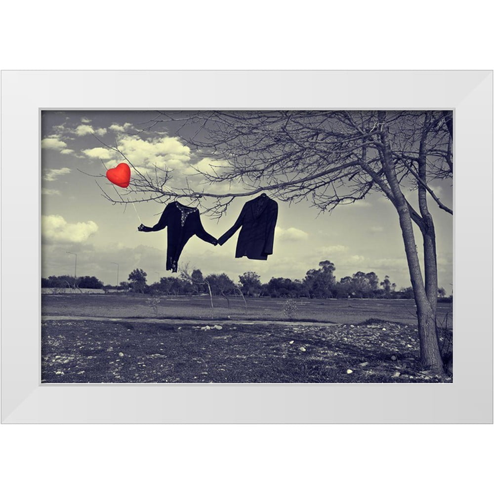 Barun, Ibrahim 32x23 White Modern Wood Framed Museum Art Print Titled ...