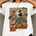 CLOTEX Circus Spudsy's Shirt, Gangle Jax Fast Food Graphic Tee, Retro ...