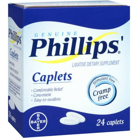 Phillips' Laxative Dietary Supplement Caplets, 24 ct - Walmart.com