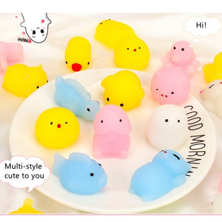 Random Style Cute Animal Dumplings Toy, Cute Colored Squishy Squeeze ...