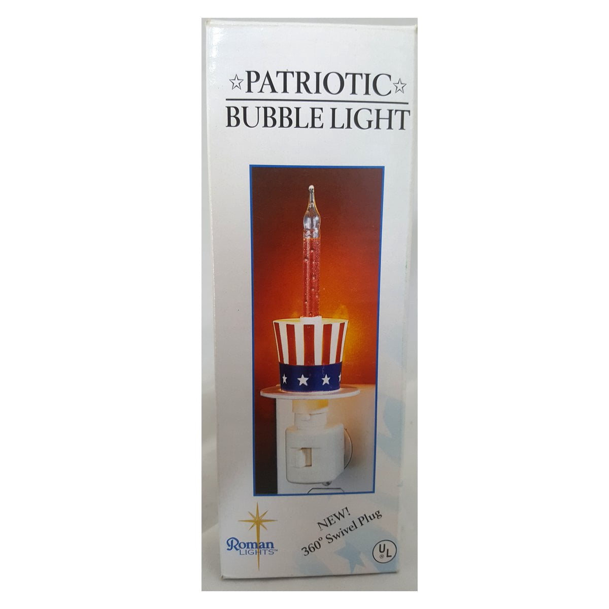Roman Inc USA Patriotic Uncle Sam Bubble Night Light - Walmart.com