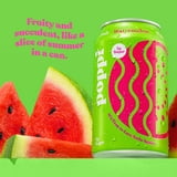 Poppi Prebiotic Soda, Watermelon Flavor, 12 fl oz Can - Healthy Soft ...