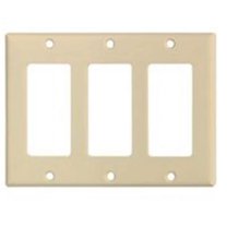 Cooper Wiring Ivry 4Gang Thermoplastic Plate PJ4V - Walmart.com