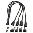 SIEYIO PWM Fan Splitter 4Pin Adapter Cable 1 To 3/4 Computer CPU Fan ...