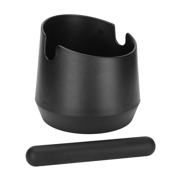 Coffee Knock Box ABS Black Grind Disposal Dump Bin with Bar for Semi ...