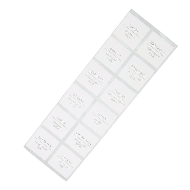 Labels Sticker Rectangular Labels Waterproof Adhesive Labels Adhesive ...