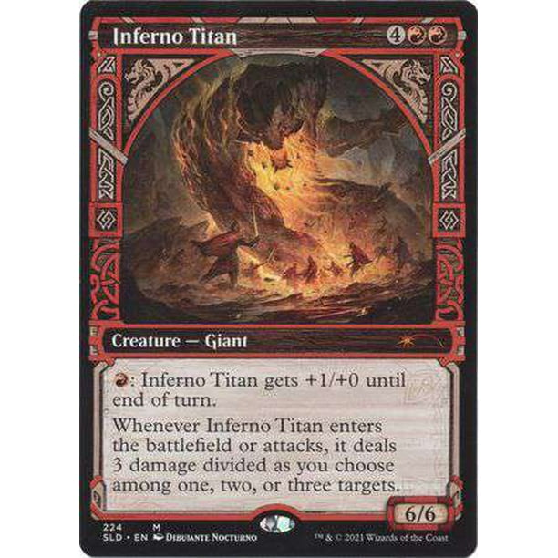 MtG Secret Lair Drop Series Mythic Rare Inferno Titan - Walmart.com