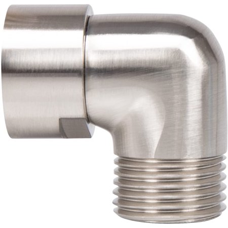 Shower Head Elbow Adapter, Solid Brass 1/2" Shower Arm Extension for ...