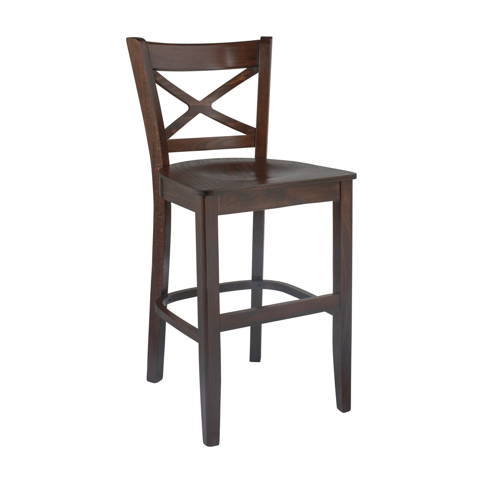 Safsil Seating Cross Back 24 in. Counter Stool - Walmart.com