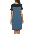 Women Maternity Short Sleeve Cute Print Nursing Nightdress