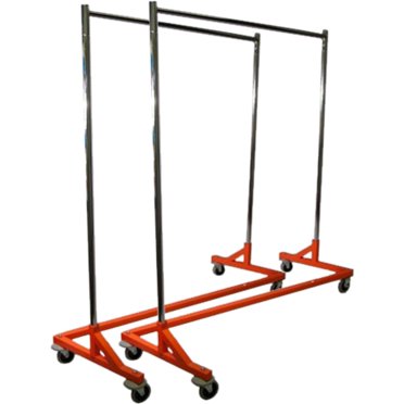 Econoco Pipeline Adjustable Double Bar Box Rack, Anthracite Grey ...