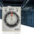 Farfi H3Y-4 Time Relay 12VDC 24VDC 14-pin Flame-retardant ABS Energized ...