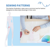 Fashion Illustration Rulers Sketching Templates Ruler Sewing Humanoid ...