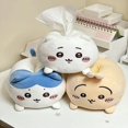 Anime Chiikawa Plush Tissue Box Cute Hachiware New Paper Box Napkin Box ...