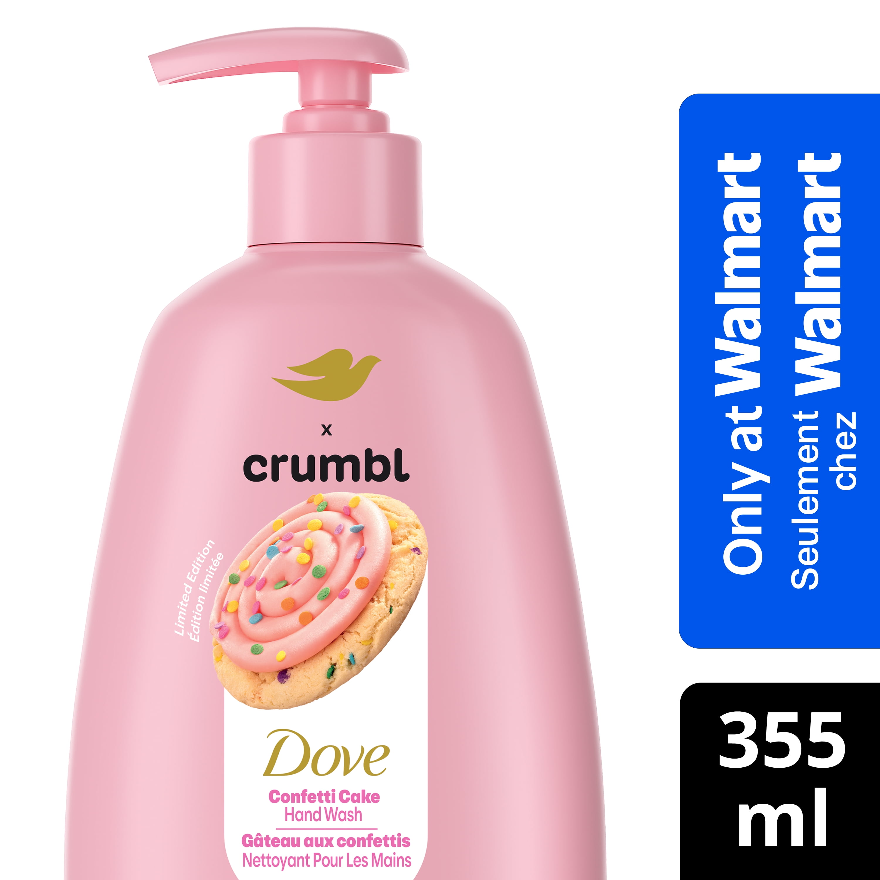 Dove Crumbl Moisturizing Liquid Hand Wash Confetti Cake, 355 ml ...