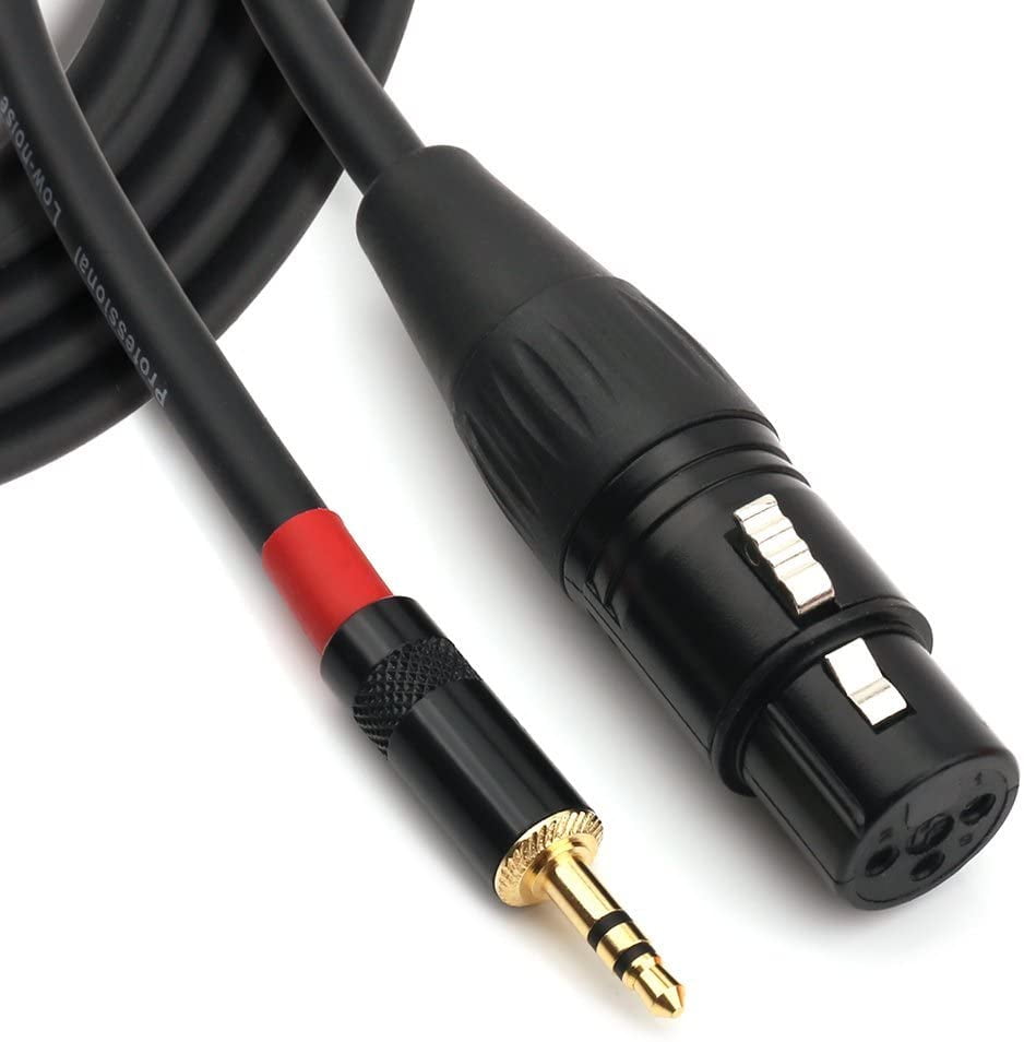 NANYI 3.5mm (1/8 Inch) TRS Stereo Male to XLR Female Interconnect Audio ...