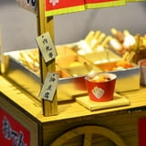 MagiDeal Crafts with LED Oden Stall Stand Wooden s Toy Gift - Walmart.com