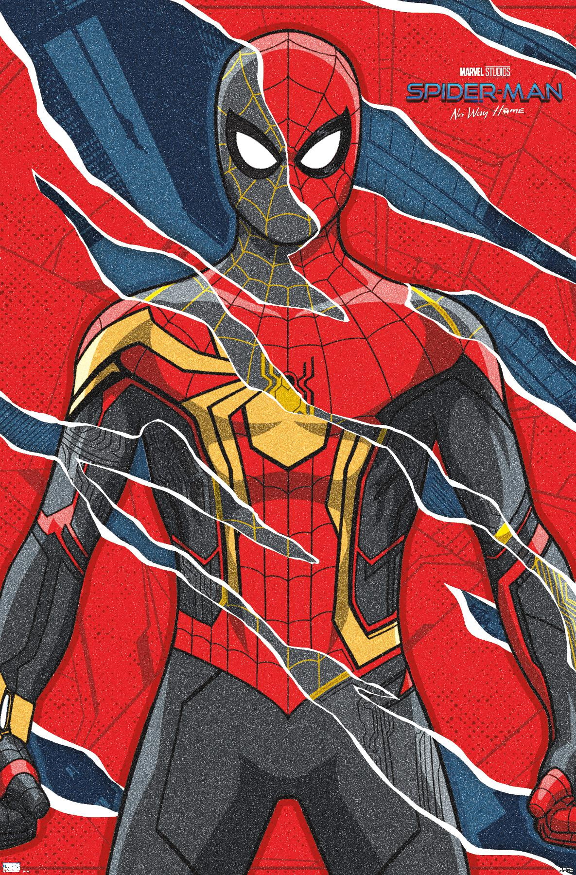 Marvel Spider-Man: No Way Home - Shredded Wall Poster, 14.725" x 22.375 ...