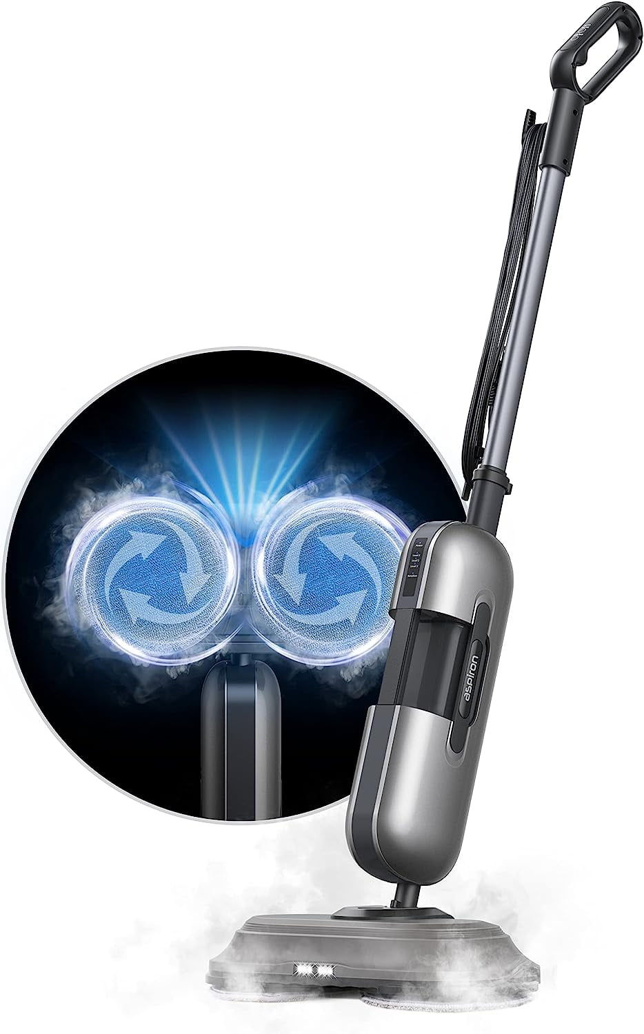 Steam Mop Powerful Electric Steam Mops for Floor Cleaning with 410ML ...