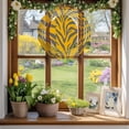 Abstract Tiger Print Wind Spinner for Garden Yard 10In, Yellow Grey ...