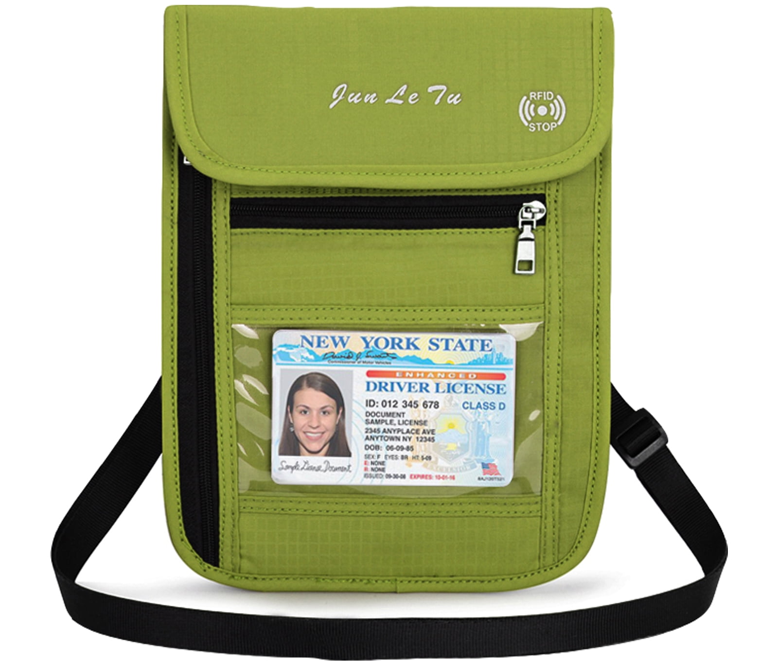 Passport Wallet Nylon Waterproof for Women Men Holder with RFID ...