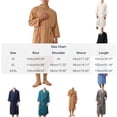 AGKIZG Mens Solid Color Weave 7 Sleeve V Neck Robe with Pocket ...