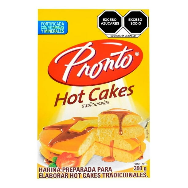 Harina para hot cakes Pronto tradicionales 350 g | Bodega Aurrera en línea