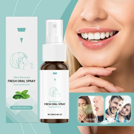 WIFKLSIIPG Mouth Refreshing Spray Breath Kissing Refreshing Spray 20ml ...