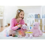 Jewelkeeper Porcelain Tea Set for Little Girls with Pink Picnic Basket ...