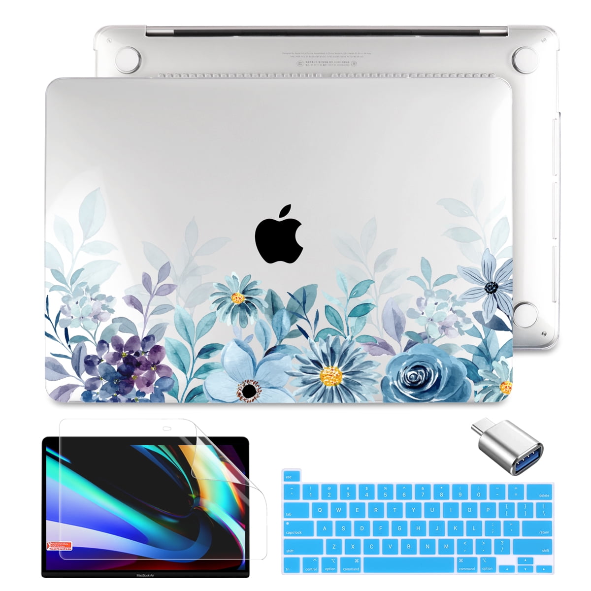 DONGKE Case For MacBook Pro 13 inch 2022 2021 2020 Release Model A2338 M2/M1 A2251 A2289 Plastic ...