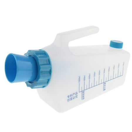 Xinxinyy Durable and Efficient 1000ml Reusable Male Bed Pee Urinal ...