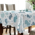 60x60in Square Printed Tablecloth Easy-Care Decorative Table Cloth for ...