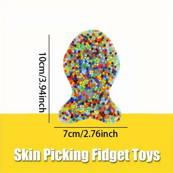 SPOKKI 4 Pcs Picky Pads, Silicone Fidget Toys for Adults and Kids, 8cm ...