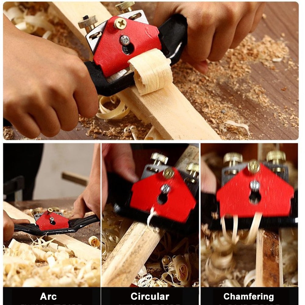 Walbest 8.46" Adjustable SpokeShave Metal Blade Plane Carpenter Wood ...