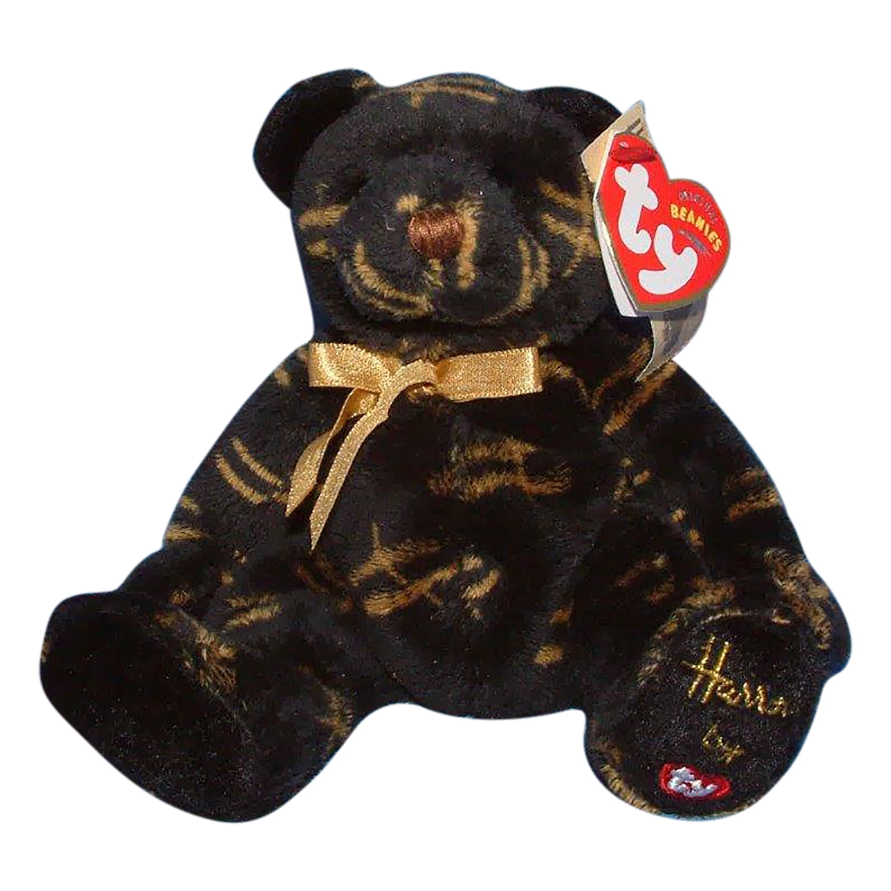 Ty Beanie Baby: Starlight the Bear - Black | Stuffed Animal | MWMT's ...