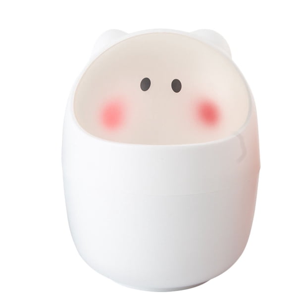 Mini Waste Bin Desktop Garbage trash can Basket Cleaning Desk Organizer ...