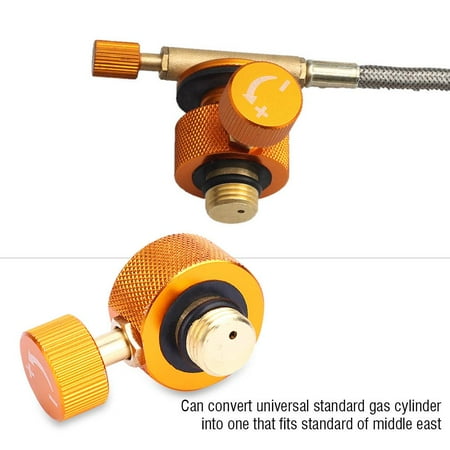 Domqga Gas Burner Head Adapter, Gas Cylinder Adapter,Outdoor Camping ...