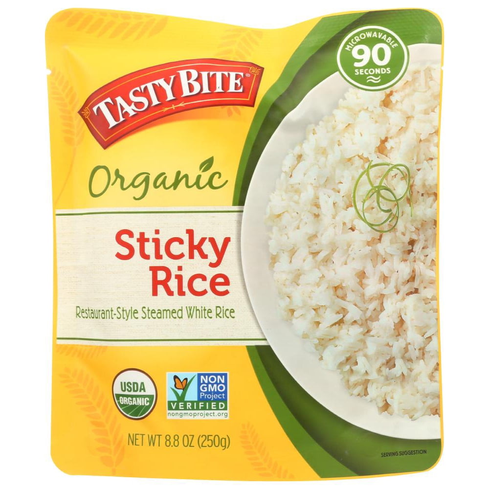 Tasty Bite Organic Sticky Rice, 8.8 oz (Pack of 6) - Walmart.com ...
