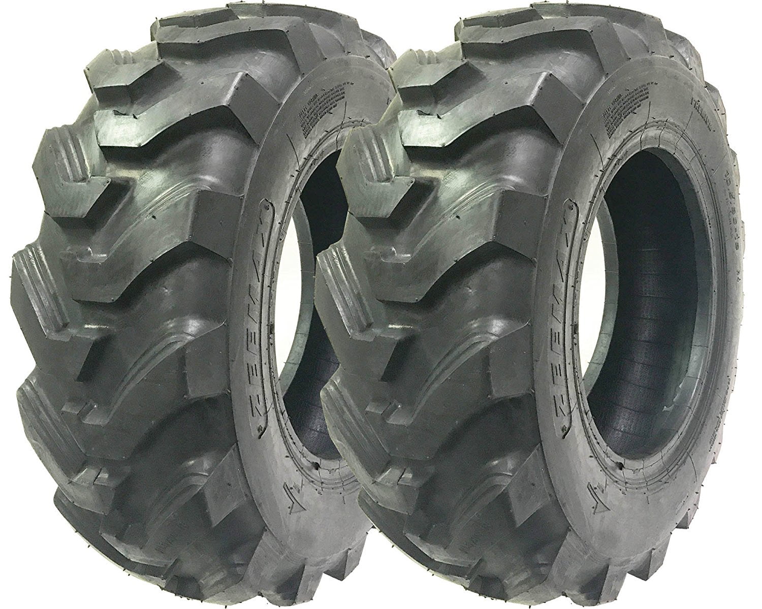Set of 2 New ZEEMAX Heavy Duty 10.5/80-18 /10PR Skid Steer Backhoe ...