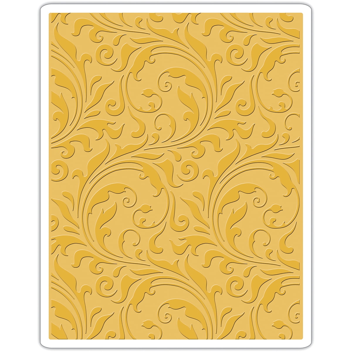 Sizzix Texture Fades A2 Embossing Folder Flourish - Walmart.com ...