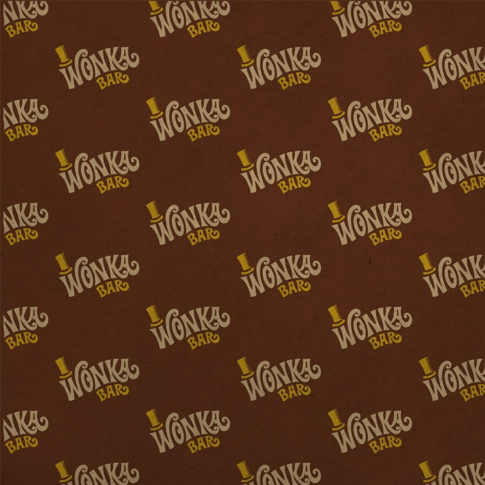 Willy Wonka and the Chocolate Factory Wonka Bar Logo Premium Kraft Roll ...