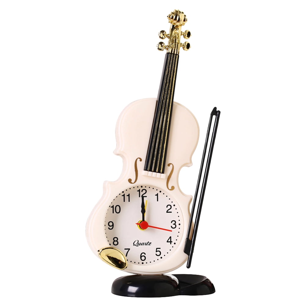 Click here for Pixnor 1pc Simulation Violin Clock Desktop Alarm C... prices
