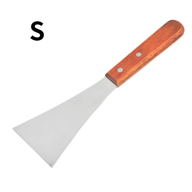 Braveheart Spatula Stainless Steel Scraper Wooden Handle Flexible ...