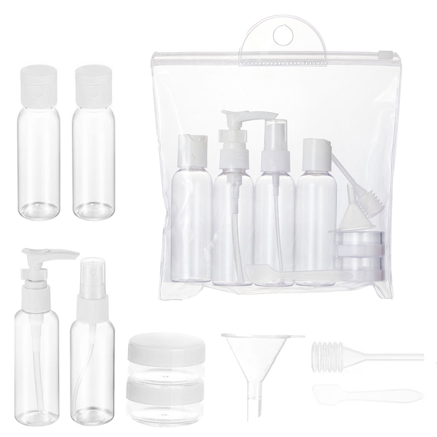 Travel Bottles Set for Toiletries, Leak Proof Portable Toiletry ...