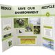 Elmer's Tri-Fold Corrugated Project Display Board, 4' x 3', White, 1 ...